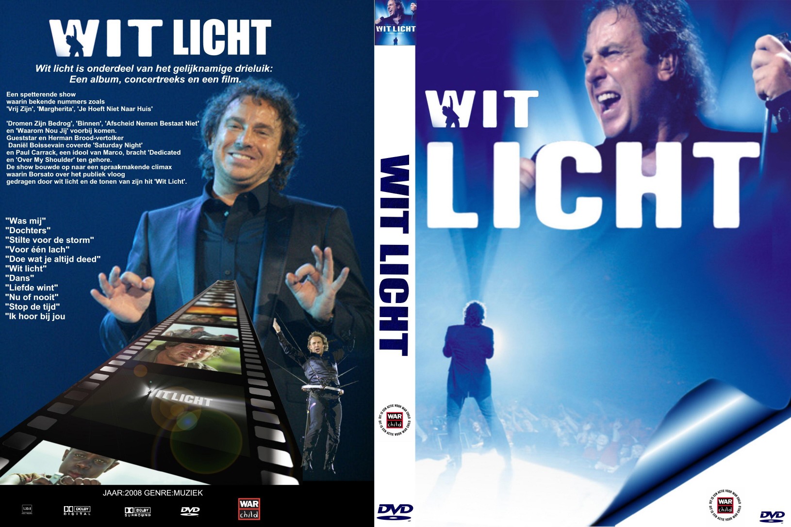 Marco Borsato Wit Licht Concert (2008) : Front | DVD Covers | Cover ...
